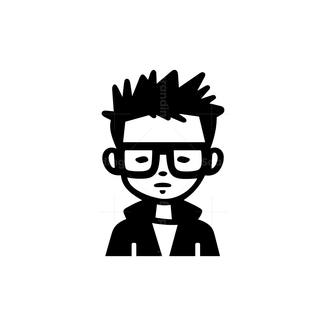 Modern Cool Geek Logo Design | Scalebranding