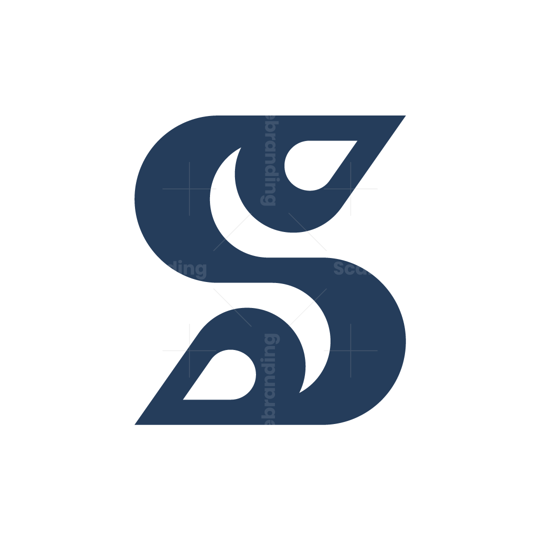 Minimalist Water Drop Initial S Logo | Scalebranding
