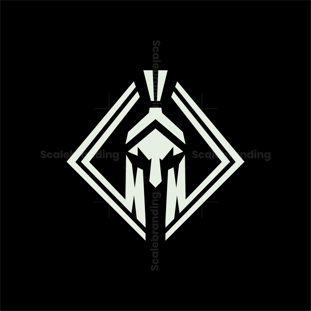 Modern Spartan Logo Warrior Logo | Scalebranding