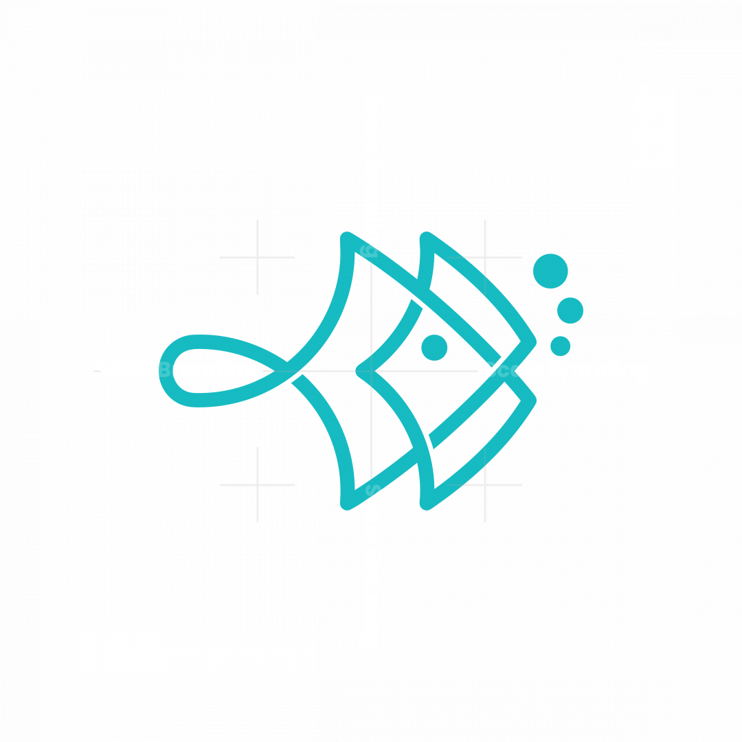 Monoline Infinity Fish Logo | Scalebranding