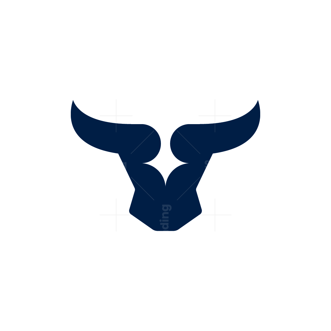 Iconic Bull Head Star Logo | Scalebranding