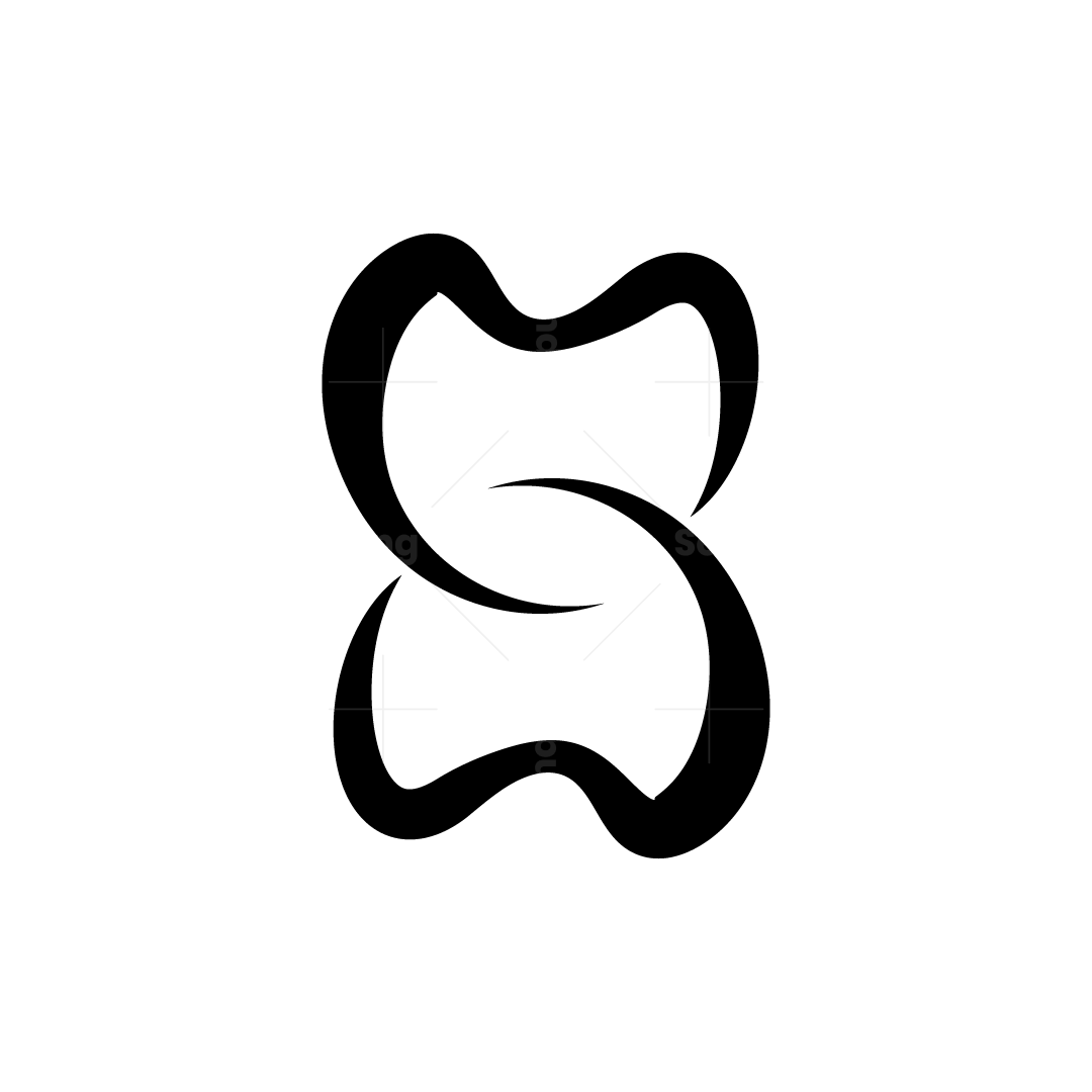 Letter S Tooth Dental Unique logo | Scalebranding