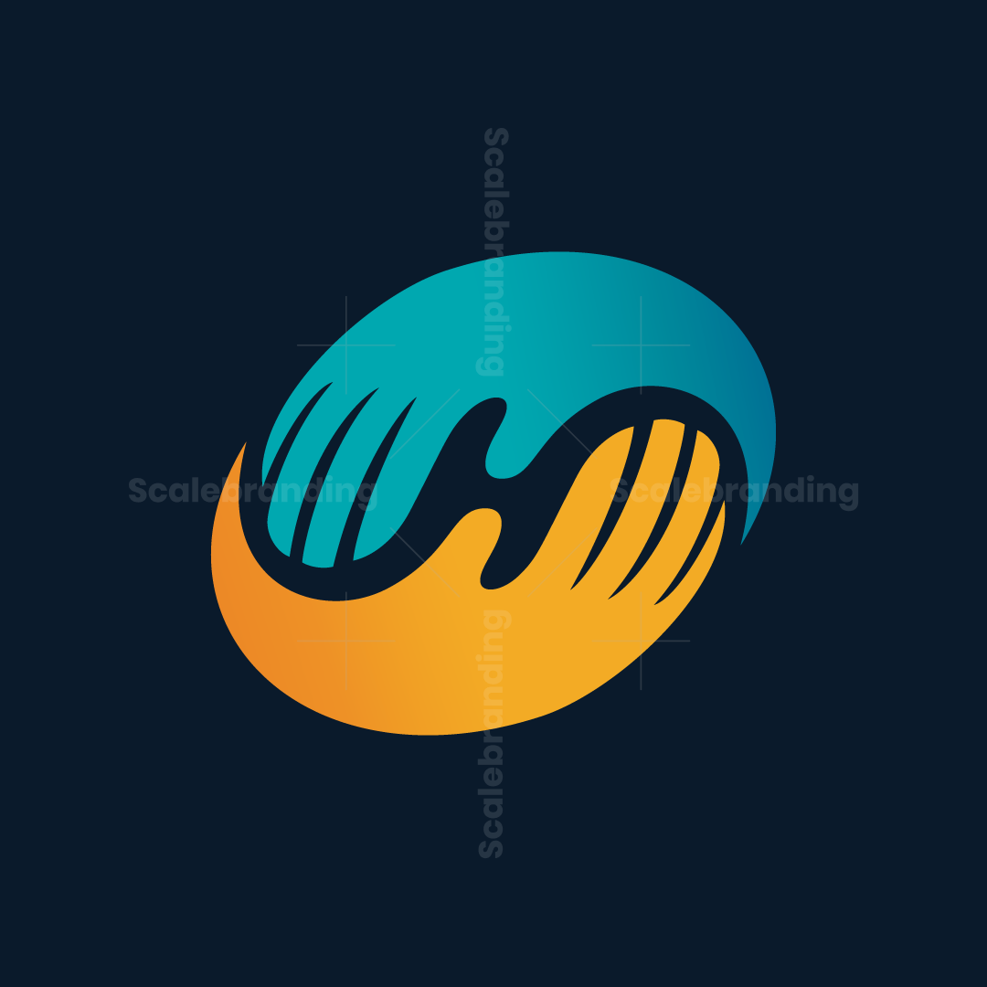 Helping Hands Letter H Logo | Scalebranding