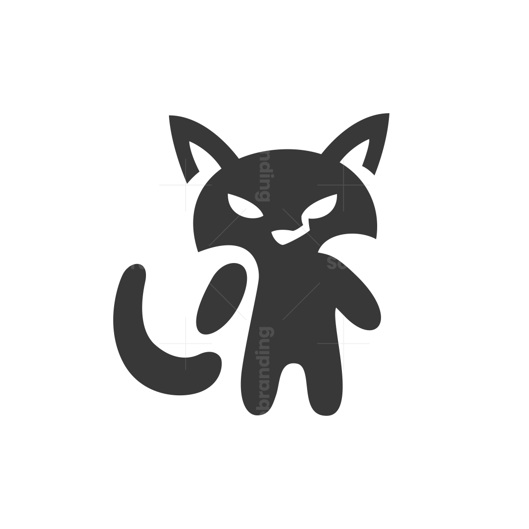 Bad Cat Logo Cool Cat Logo | Scalebranding