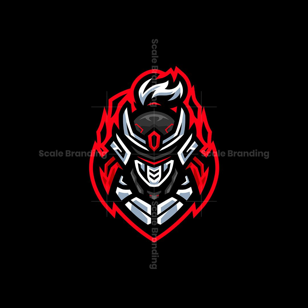 SHOGUN CYBORG MASCOT LOGO | Scalebranding