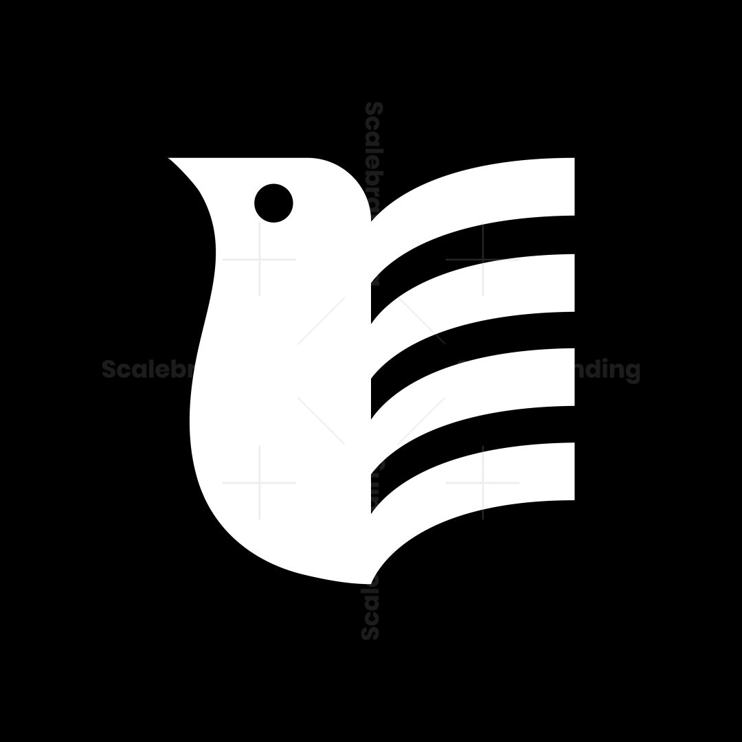 Bird Book Abstract Logo | Scalebranding
