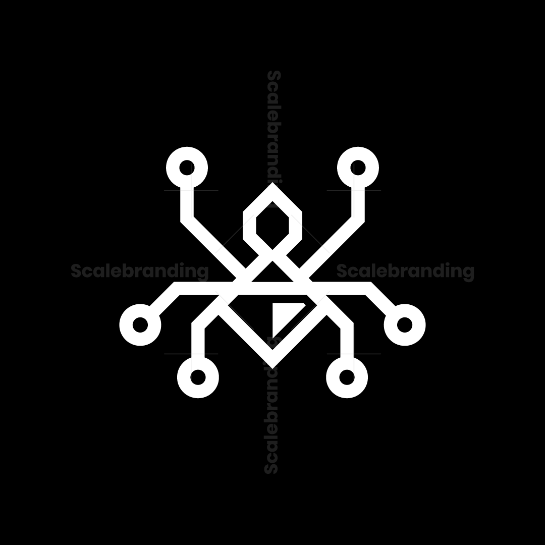 Tech Spider Logo Diamond Spider Logo | Scalebranding