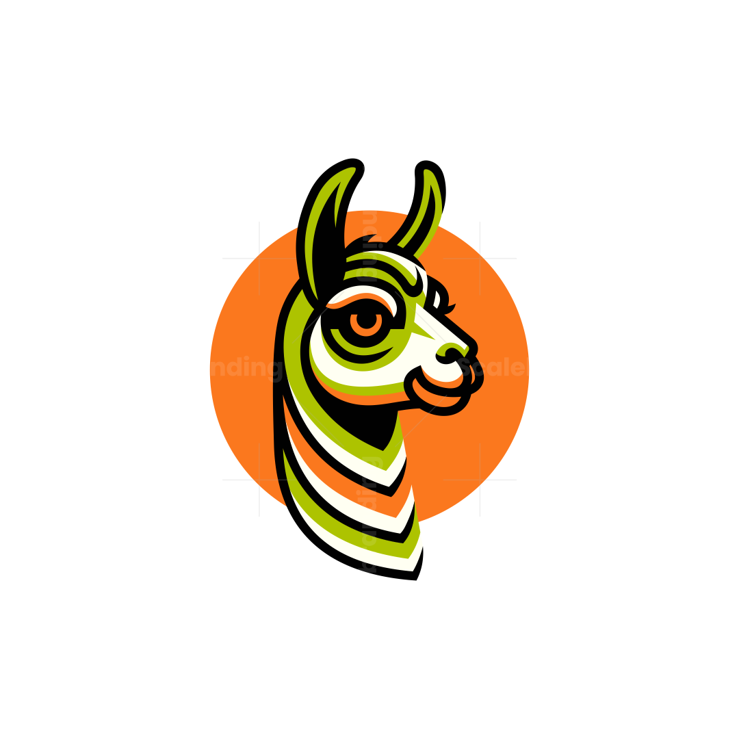 Logotipo De Llama Moderna Premade Llama Logo For Sale Lobotz LTD