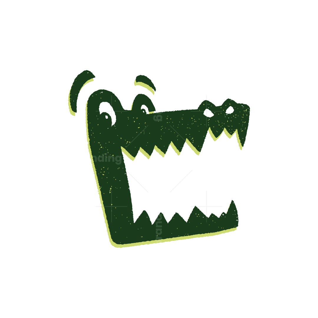 Letter C Fun Croc Logo | Scalebranding