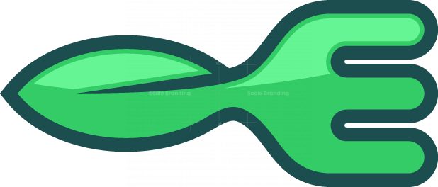 Letter E fork Logo | Scalebranding