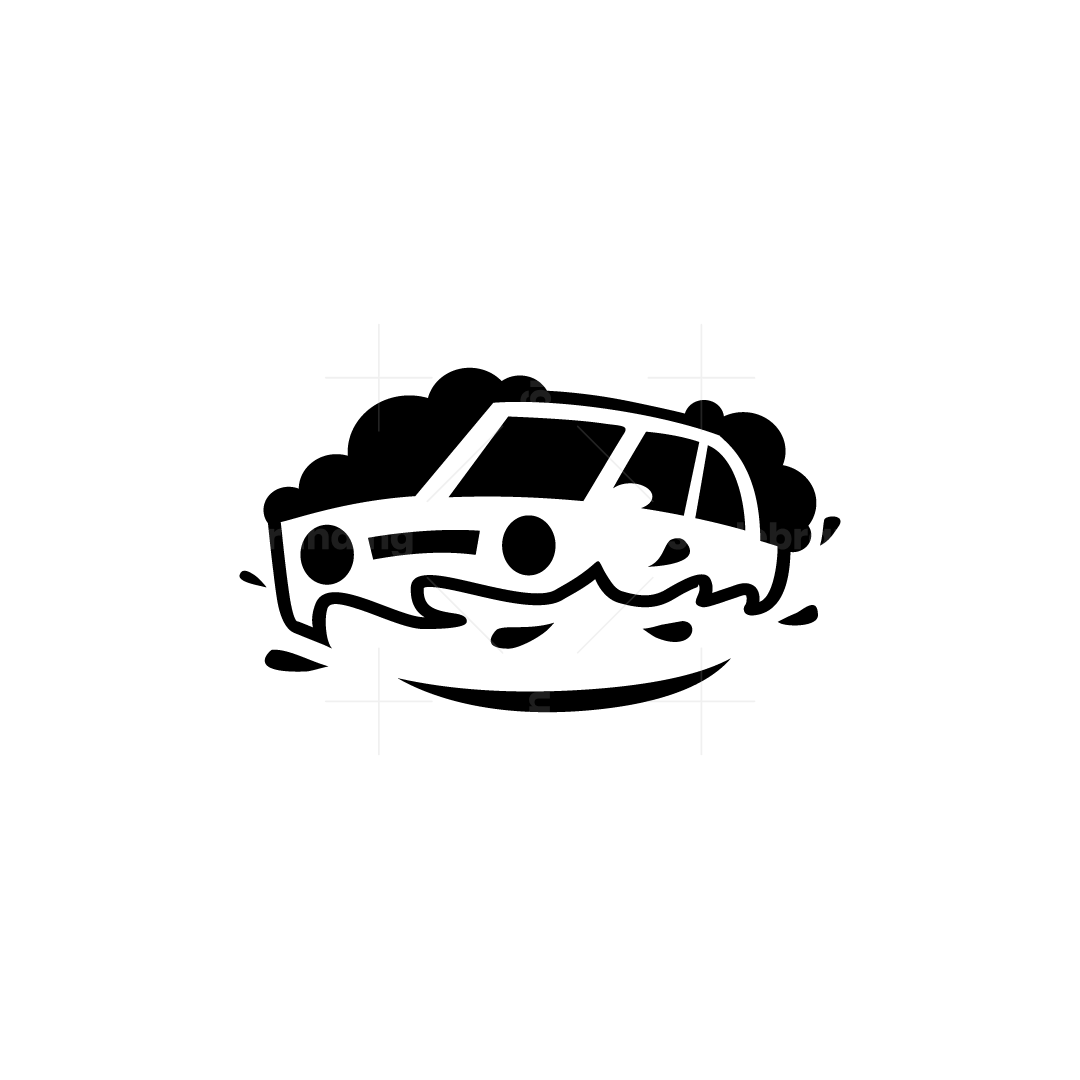 Car in Motion Splash Logo | Scalebranding
