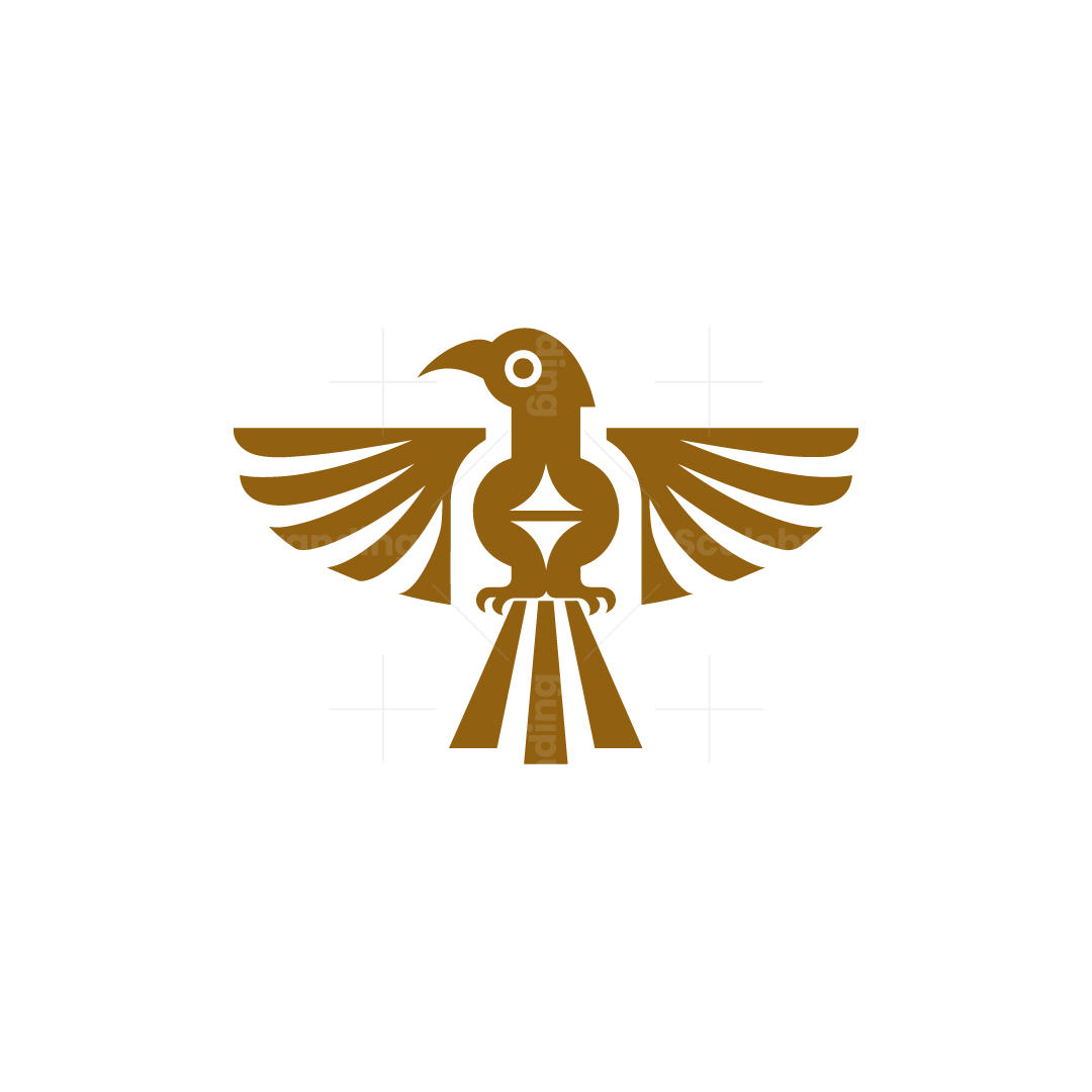 Majestic Geometric Eagle Logo Design | Scalebranding