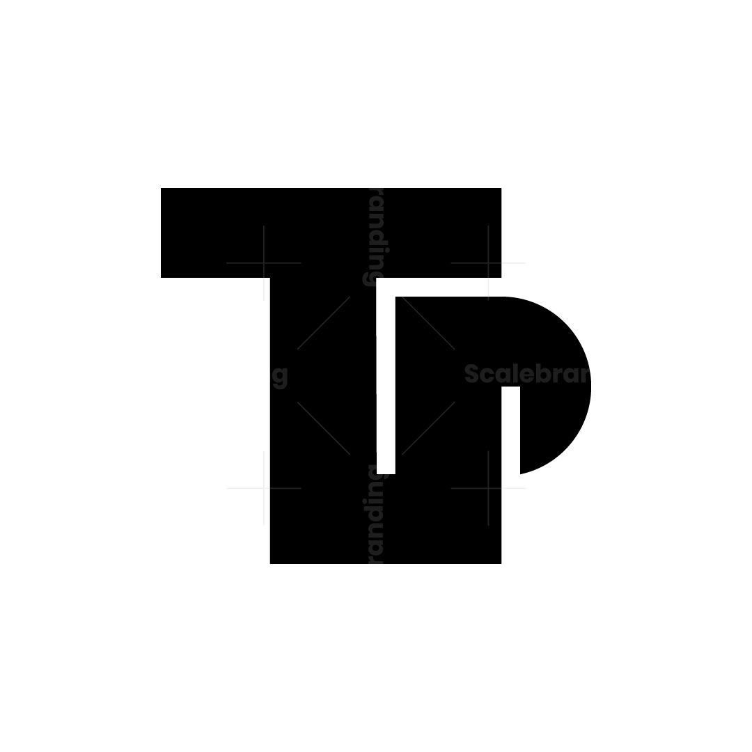 Letters TP Modern Bold Logo | Scalebranding
