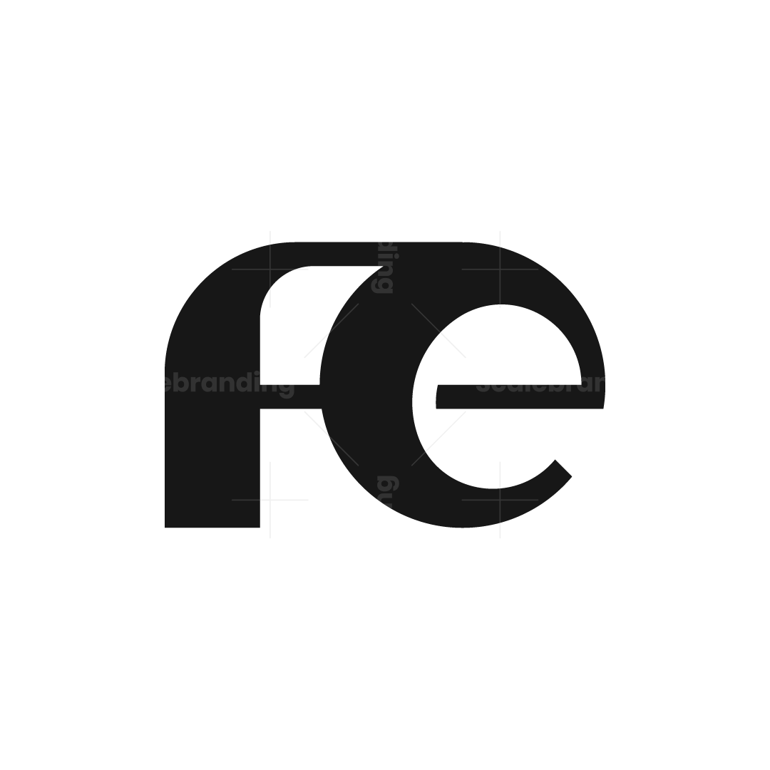 Letter FE or Letter EF Logo Concept | Scalebranding