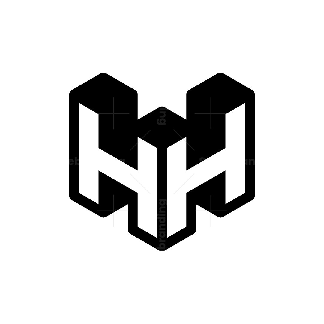 Letter HH 3D Monogram Logo | Scalebranding
