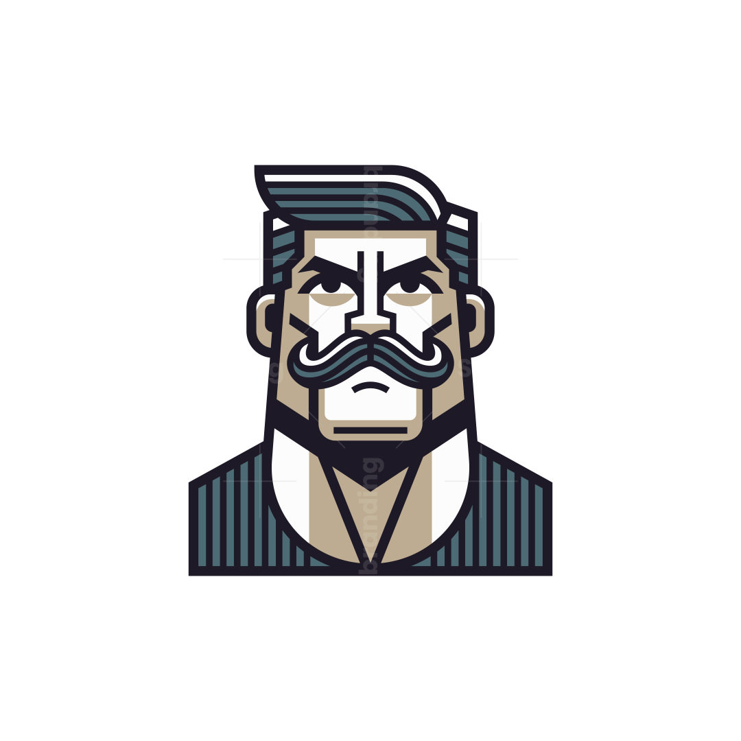 Overly Manly Man Logo Design | Scalebranding