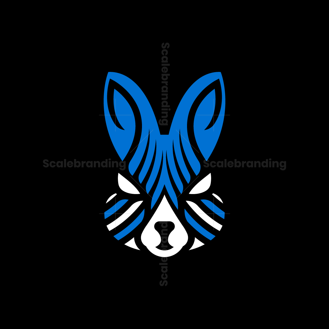 Stylish Bunny Head Mark Logo | Scalebranding