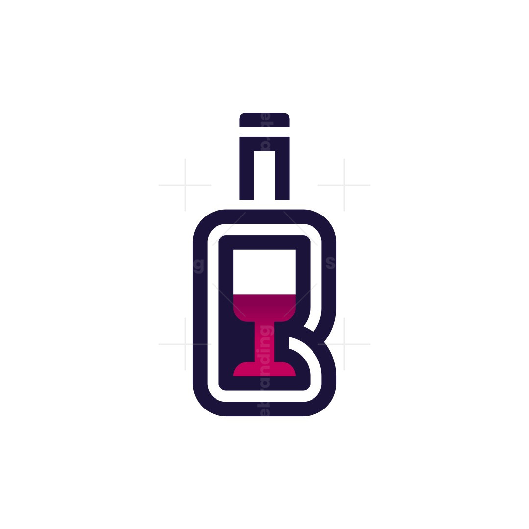 Bottle Letter B Logo | Scalebranding