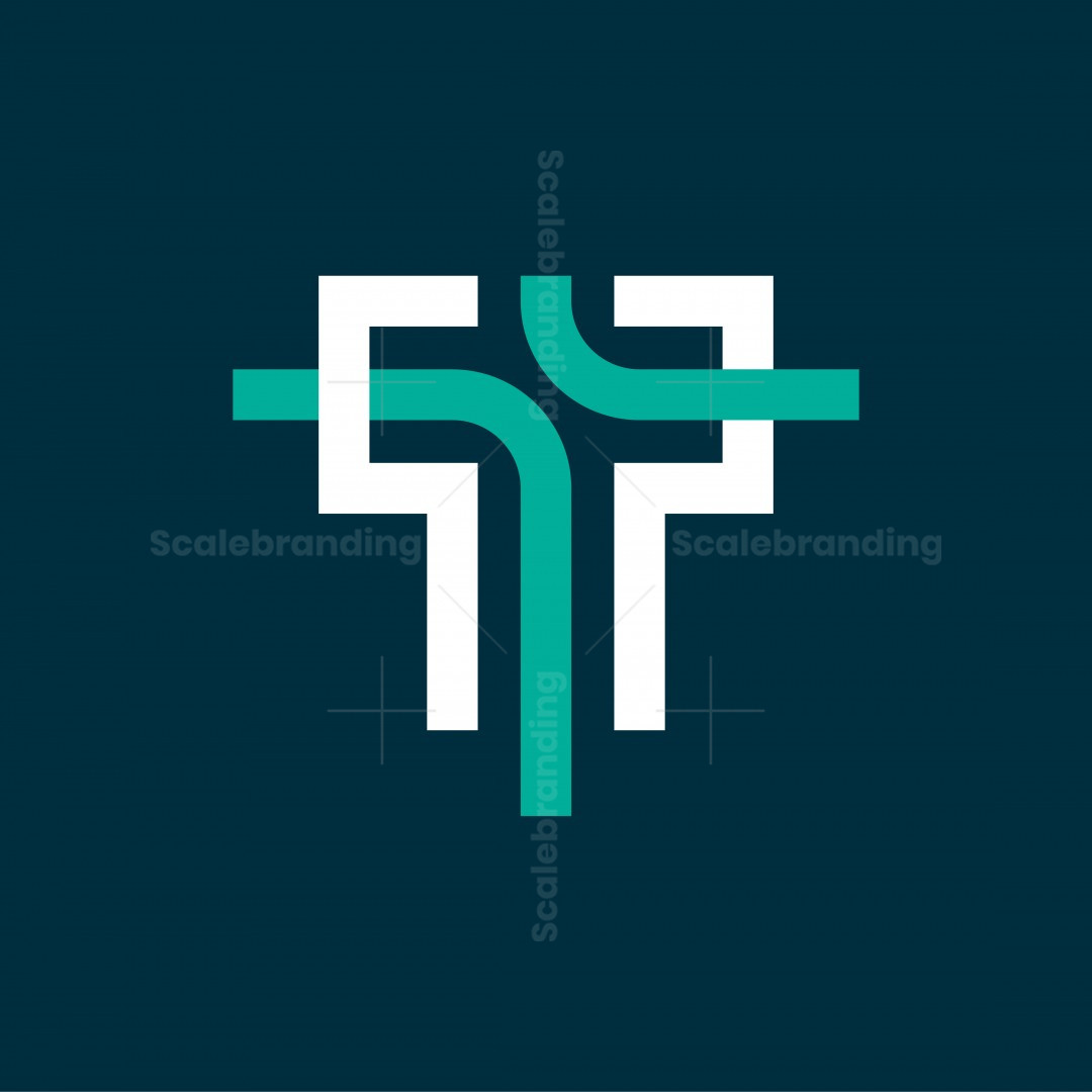 Crossroads Letter T Logo | Scalebranding
