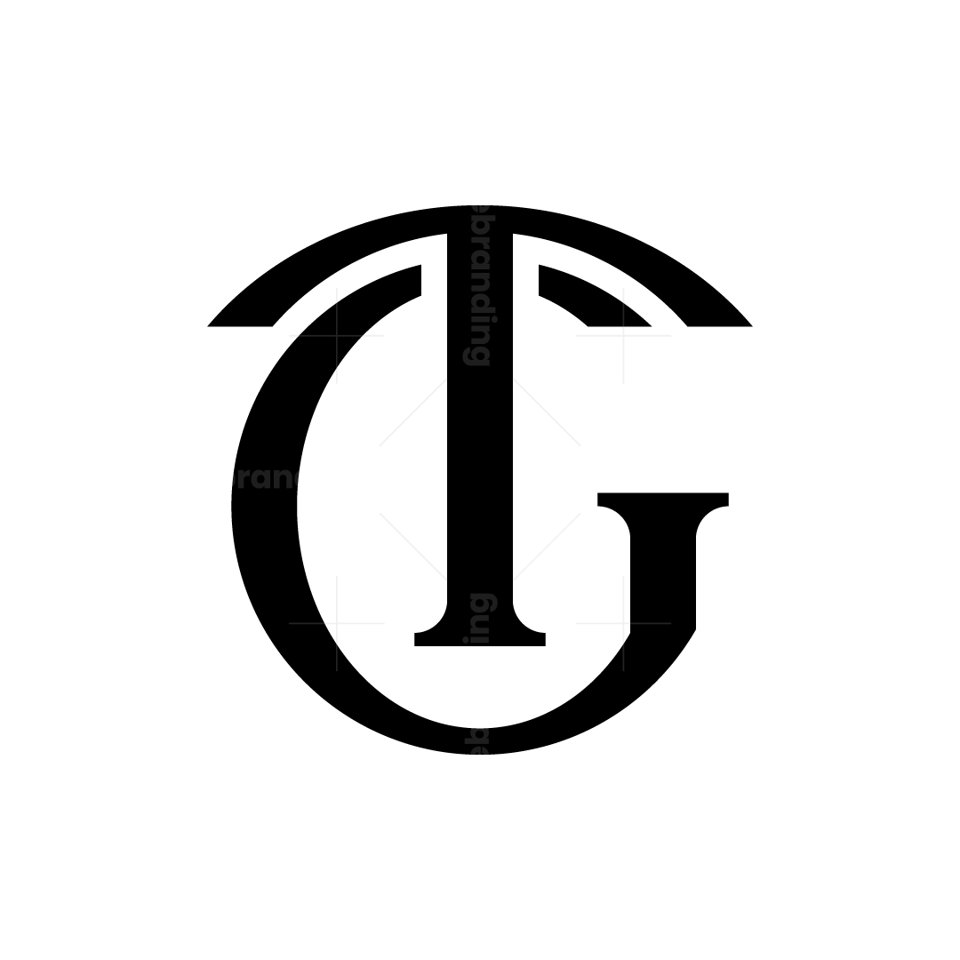 Letters TG or GT Monogram Logo | Scalebranding