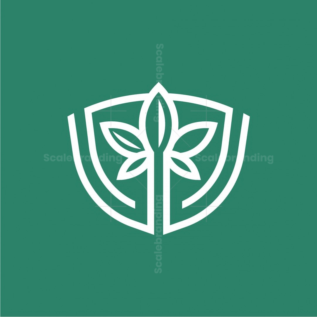 Cannabis Shield Logo | Scalebranding