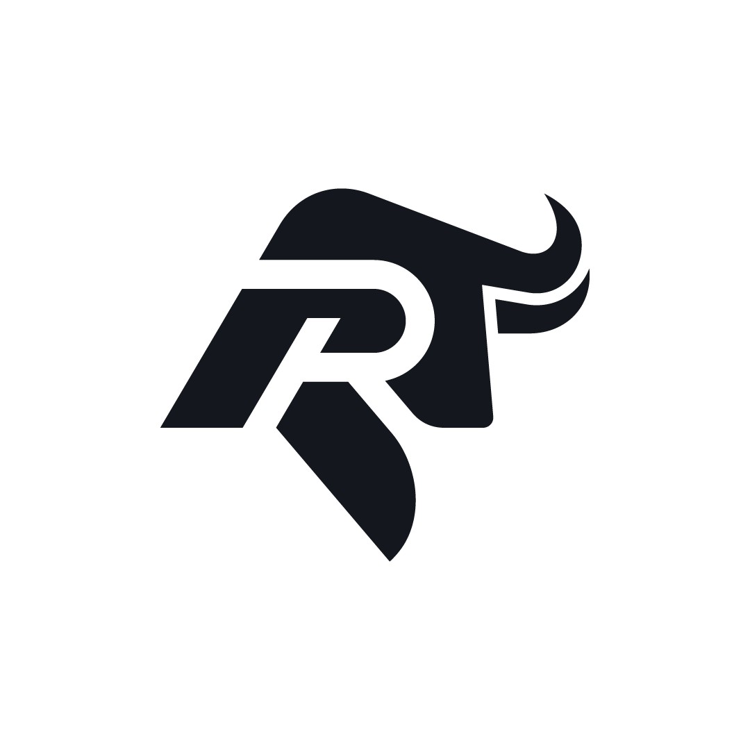 Corporate Letter R Bull Logo | Scalebranding
