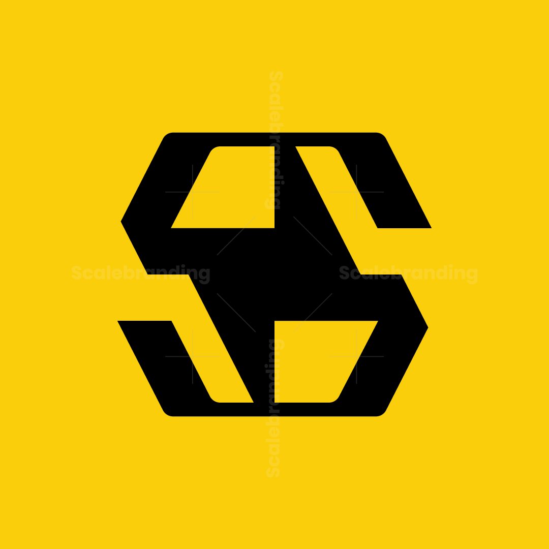 Letter S Storm Bolt Mark Logo | Scalebranding