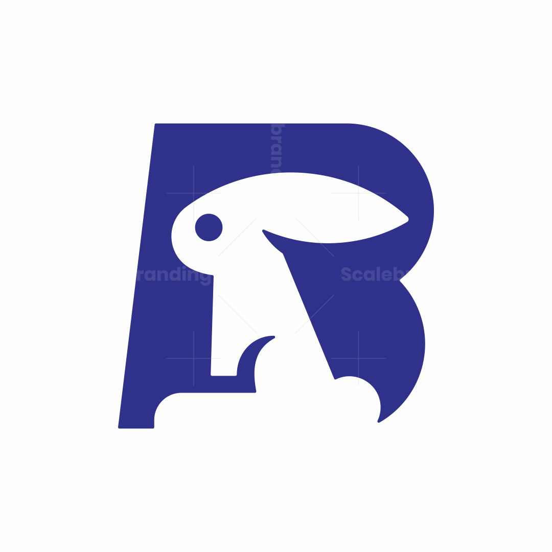 Playful Letter B Bunny Logo | Scalebranding