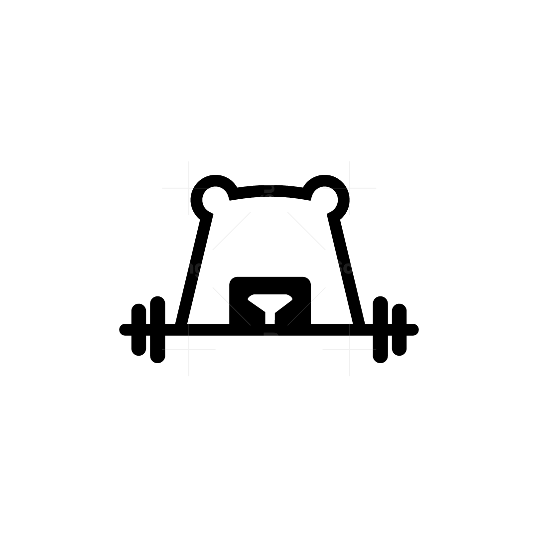 The Fit Bear Fitness Logo | Scalebranding
