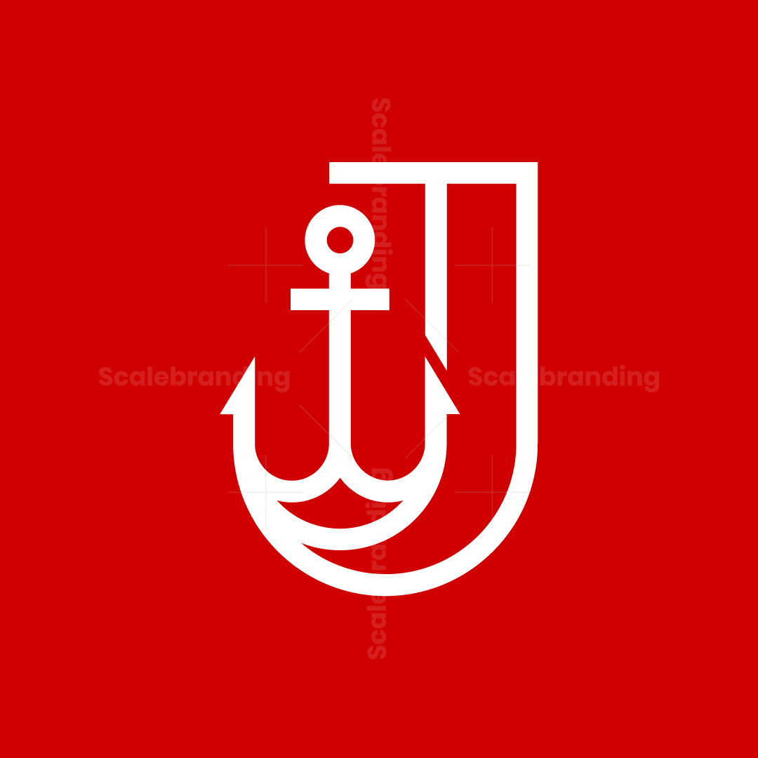 Letter J Anchor Logo With A Modern Look | Scalebranding