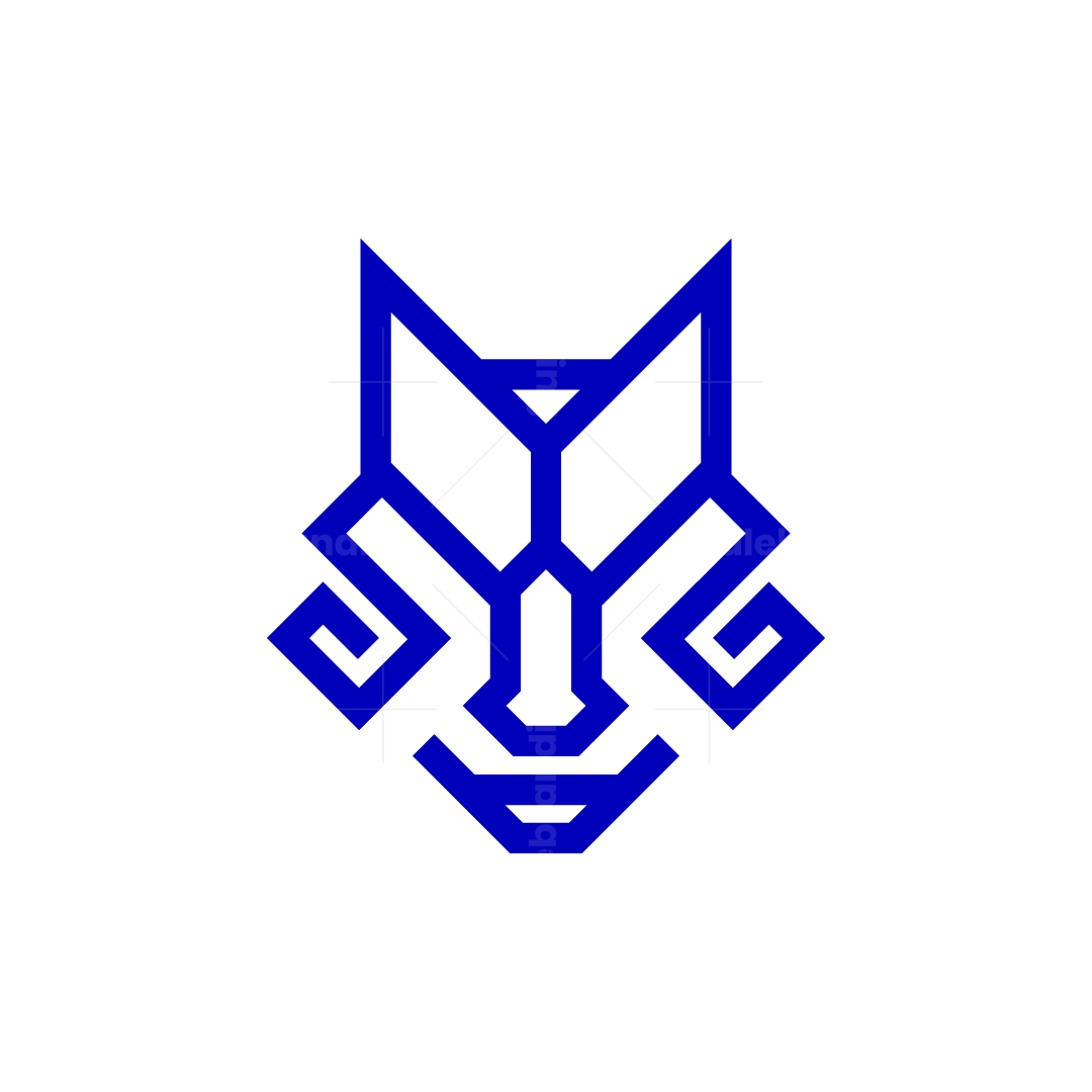 Cool Modern Wolf Logo Minimalist Wolf Head LogoImage of Wolf Logo ...