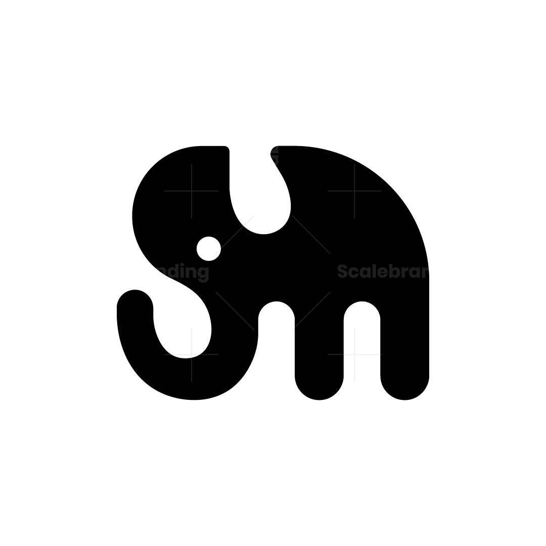 Modern Minimalist Elephant Logo Design | Scalebranding
