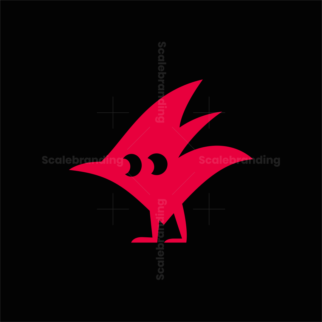 Cute Sharp Woodpecker Bird Logo | Scalebranding
