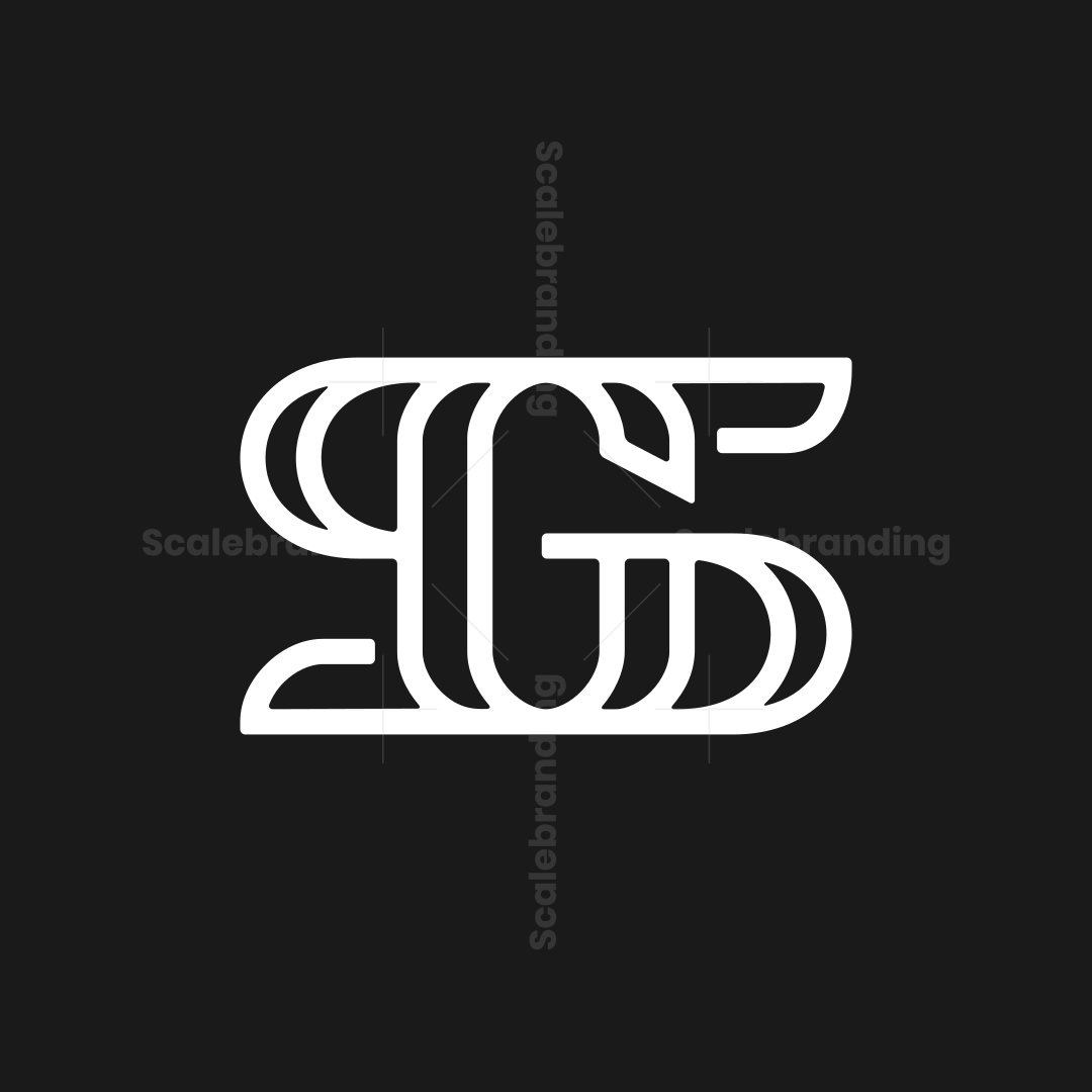 Elegant Letter SG Monogram Logo | Scalebranding