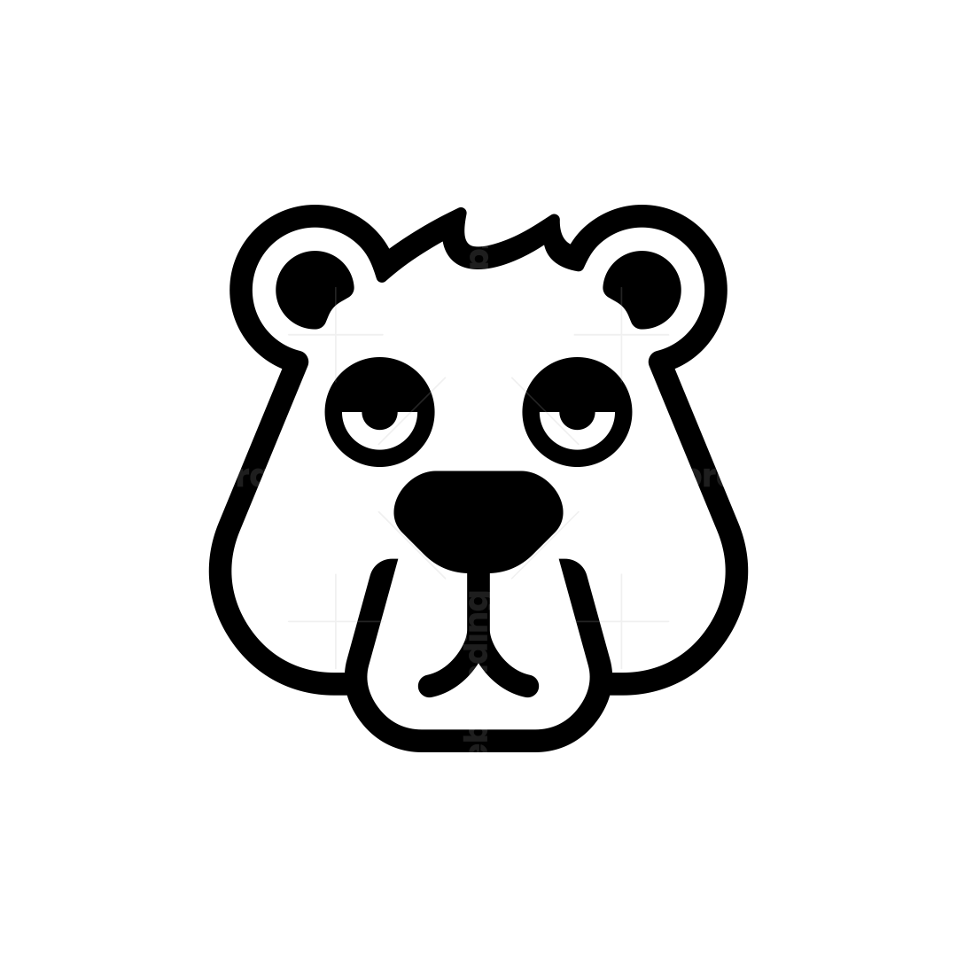 Bear Face Logo