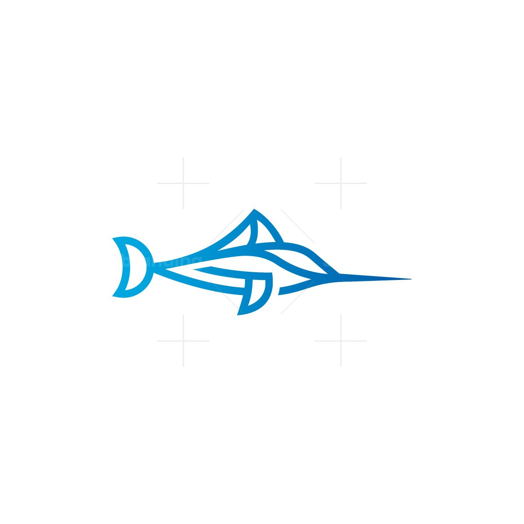 Swordfish Logo Blue Marlin Logo | Scalebranding