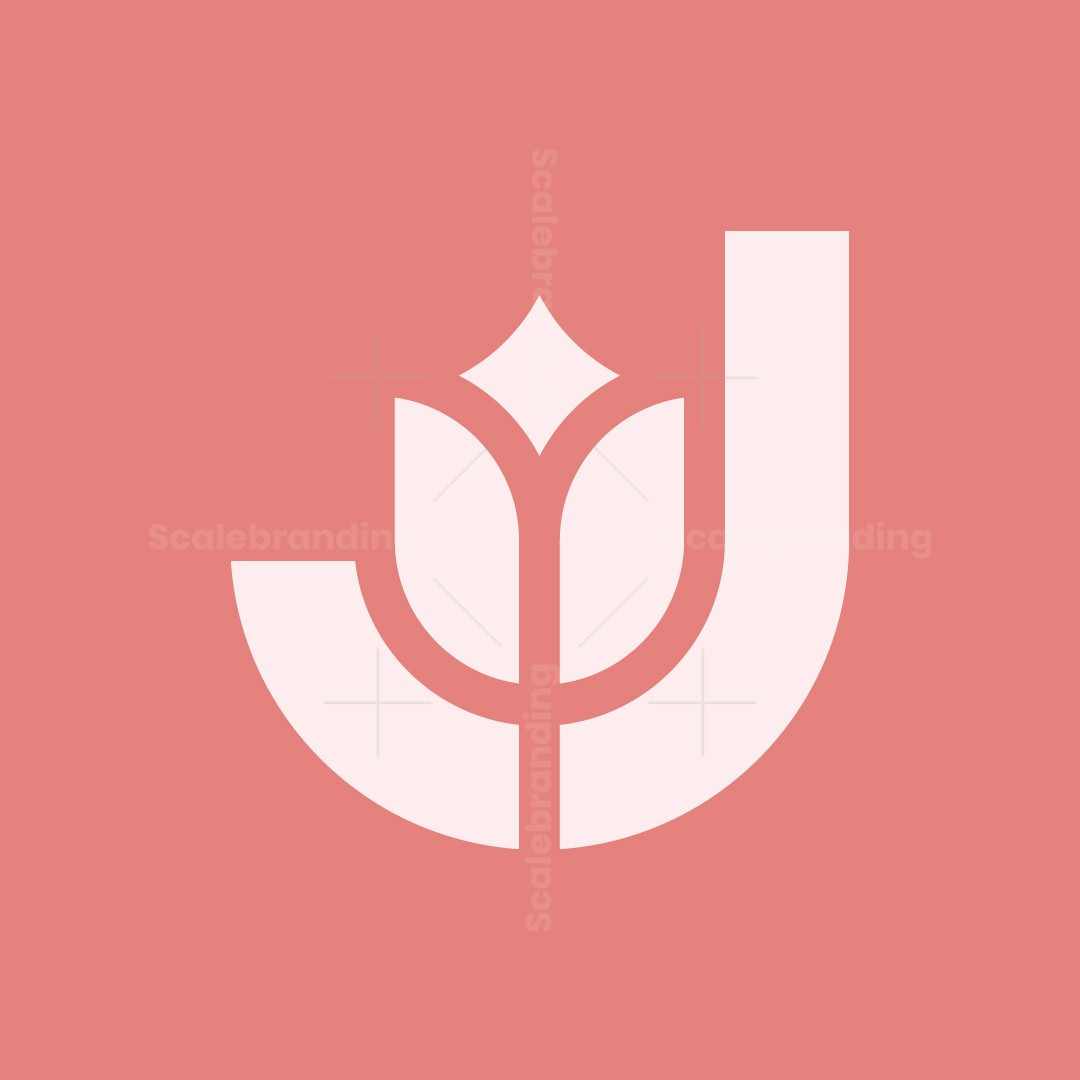 Letter J Flower Logo | Scalebranding