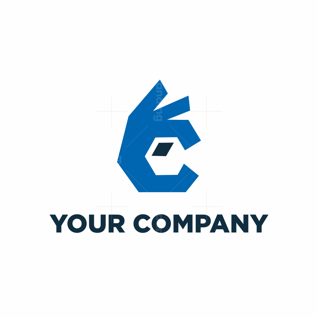 Hand Cube Okey combination logo | Scalebranding