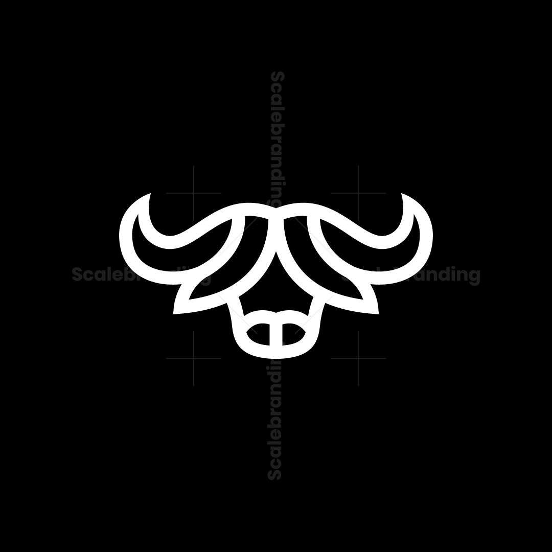Simple Buffalo Head Logo Golden Buffalo Logo | Scalebranding