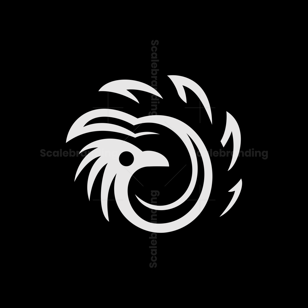 Circle Crow Logo Raven Logo | Scalebranding