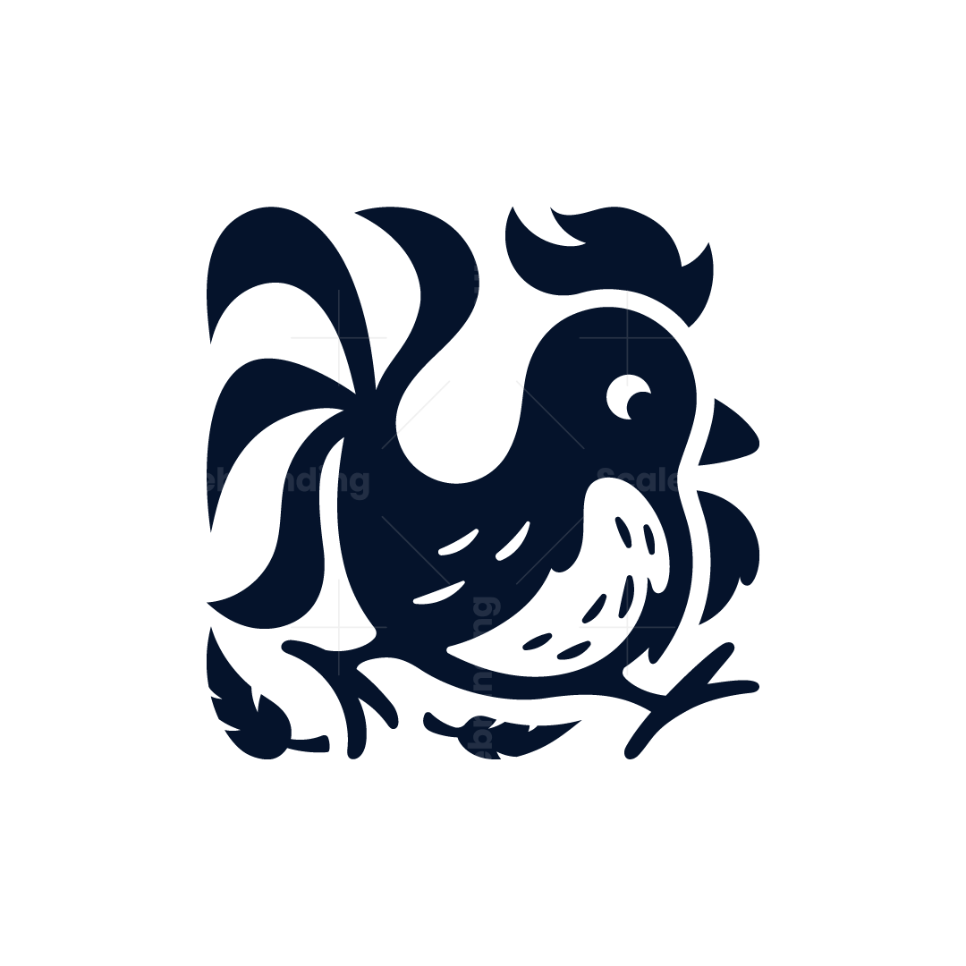 Modern Simple Running Chicken Logo | Scalebranding