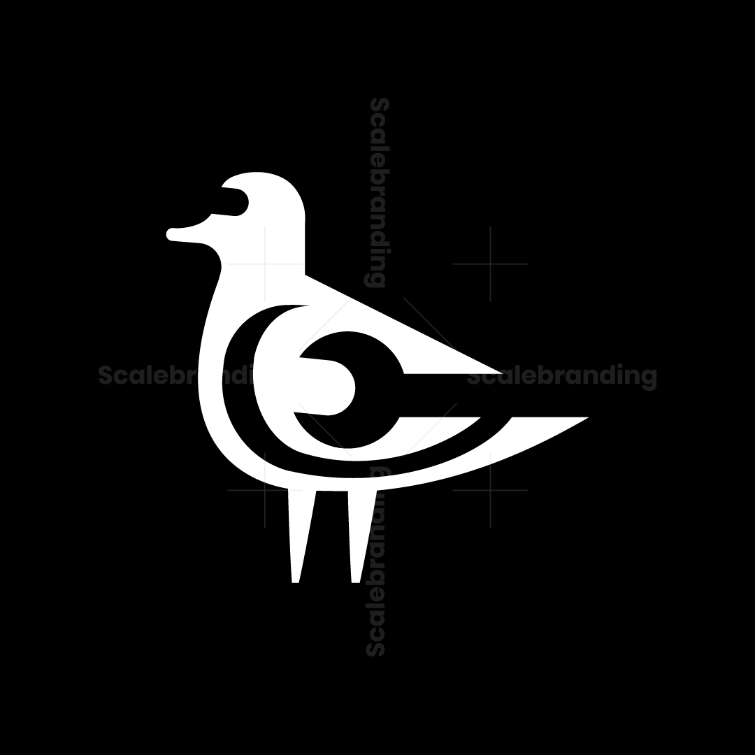 modern seagull repair mark logo | Scalebranding