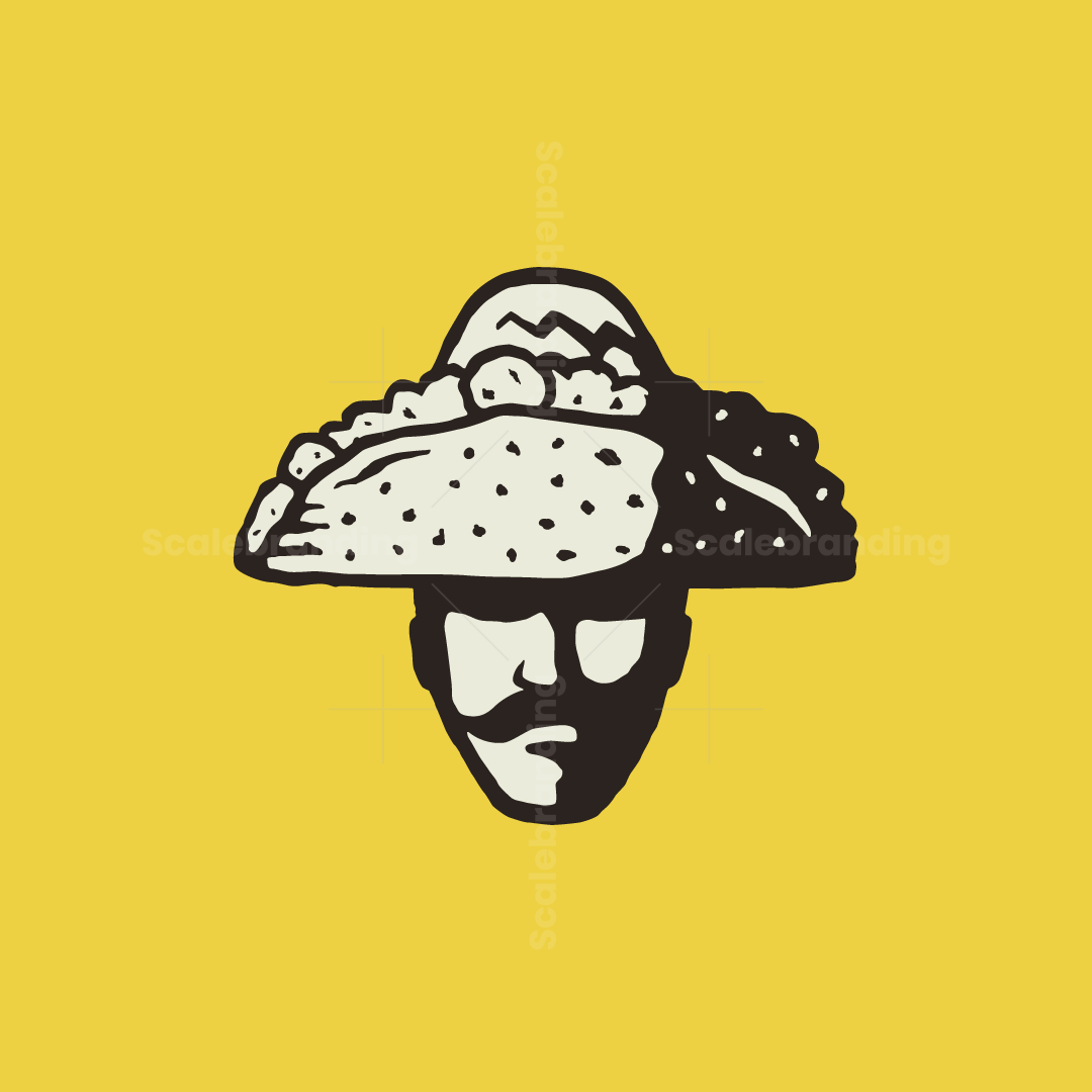 The Taco Hat Man Logo | Scalebranding