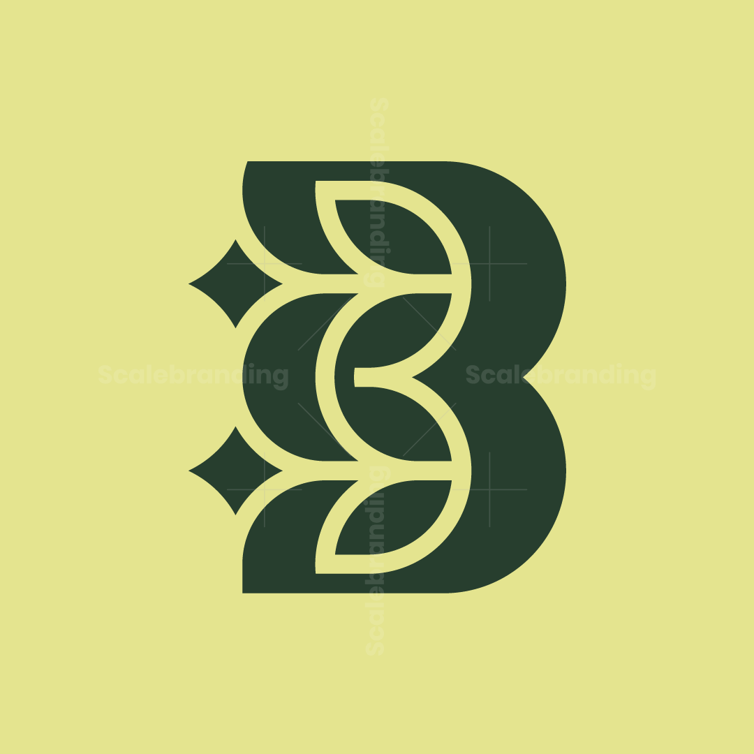 Beautiful Flower B Letter Mark Logo | Scalebranding