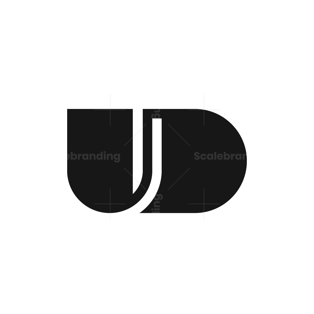 Modern Letter UD or DU Logo | Scalebranding