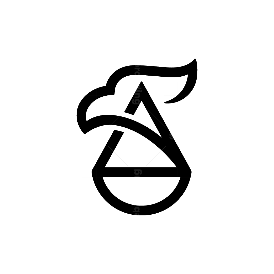 Eagle Head With Scales Logo | Scalebranding