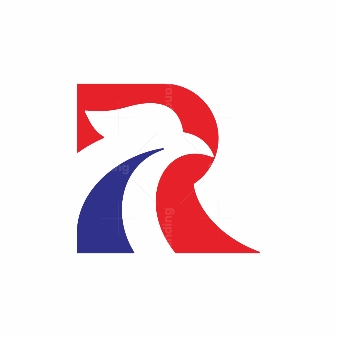 Letter R Eagle Logo | Scalebranding