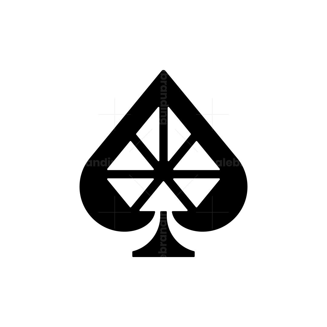 Iconic Luxury Diamond Spade Logo | Scalebranding