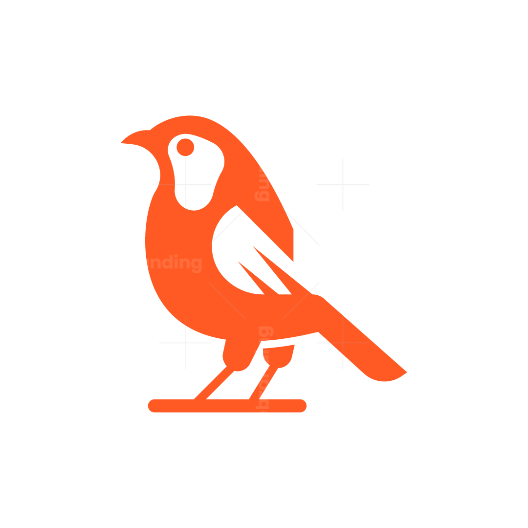 confident robin bird mark logo | Scalebranding