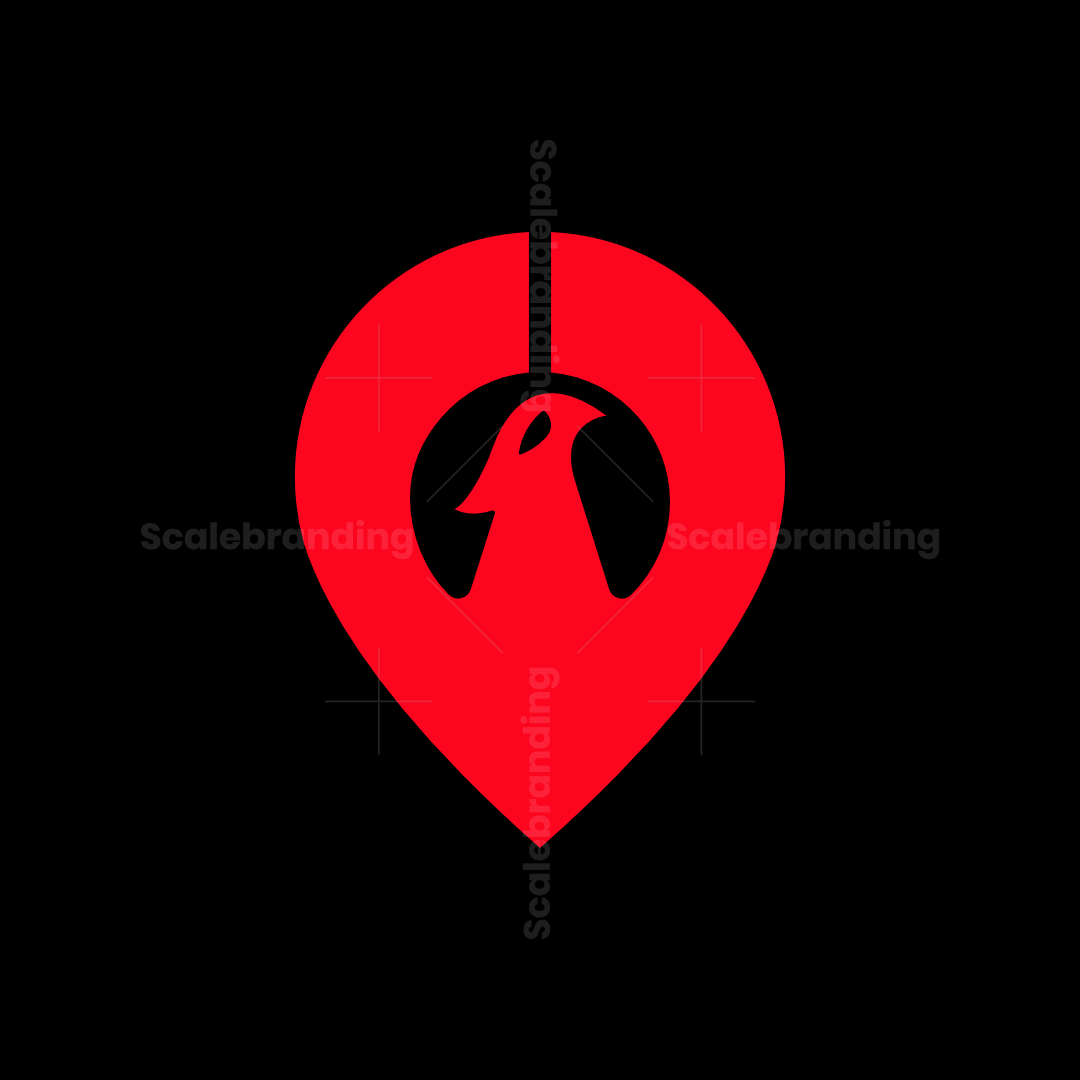 Phoenix location pin logo | Scalebranding